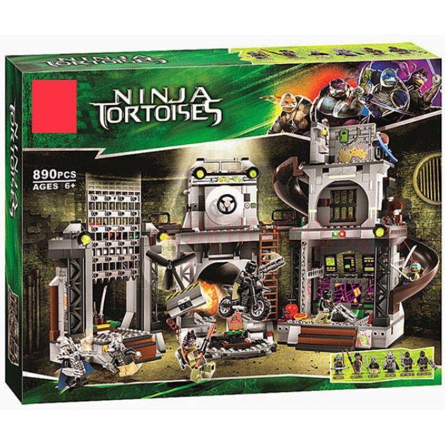 10278 NINJA TURTLE LAIR INVASION BUILDING BUILDING BLOCKS | Shopee Malaysia