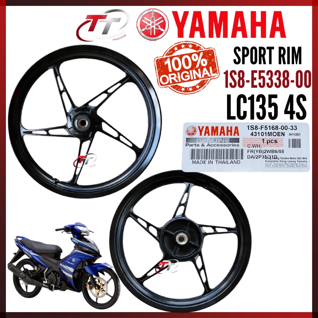 [ORIGINAL YAMAHA] LC135 4S V1-V7 LC 135 4SPEED SPORTRIM CAST WHEEL ...
