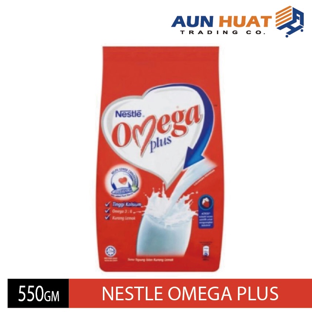 NESTLE OMEGA PLUS MILK POWDER SOFTPACK 550GM | Shopee Malaysia