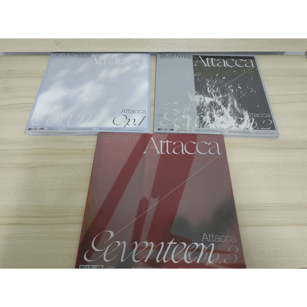 Seventeen SVT Attacca Unsealed Album Photocard Postcard Folding Card ...