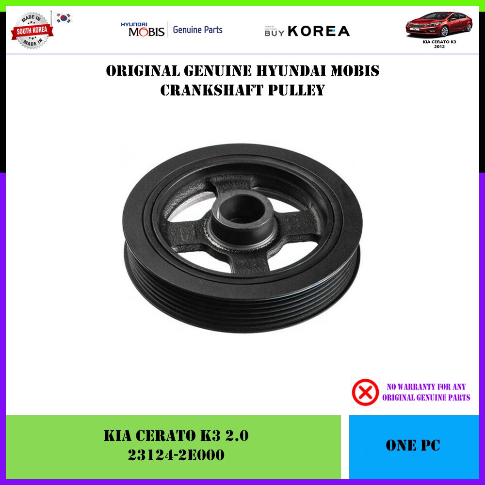 (K3-3) Kia Cerato K3 2.0 Genuine Hyundai Mobis Crank Pulley Damper ...
