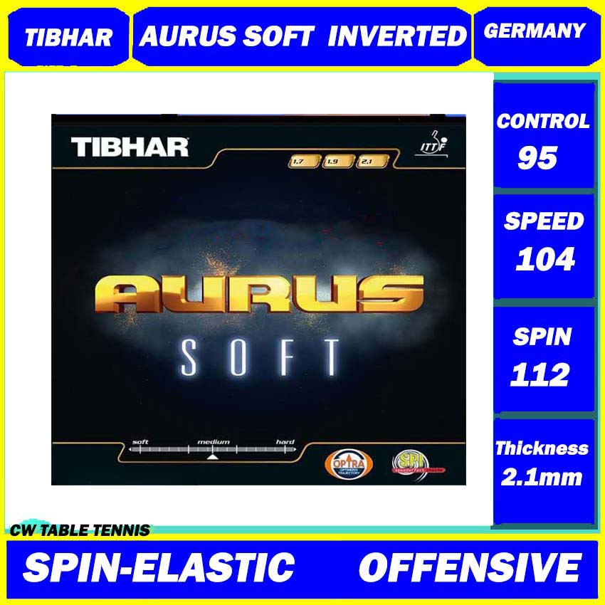 TIBHAR Aurus Soft Spin-Elastic Inverted 2.1mm Made in Germany Table ...