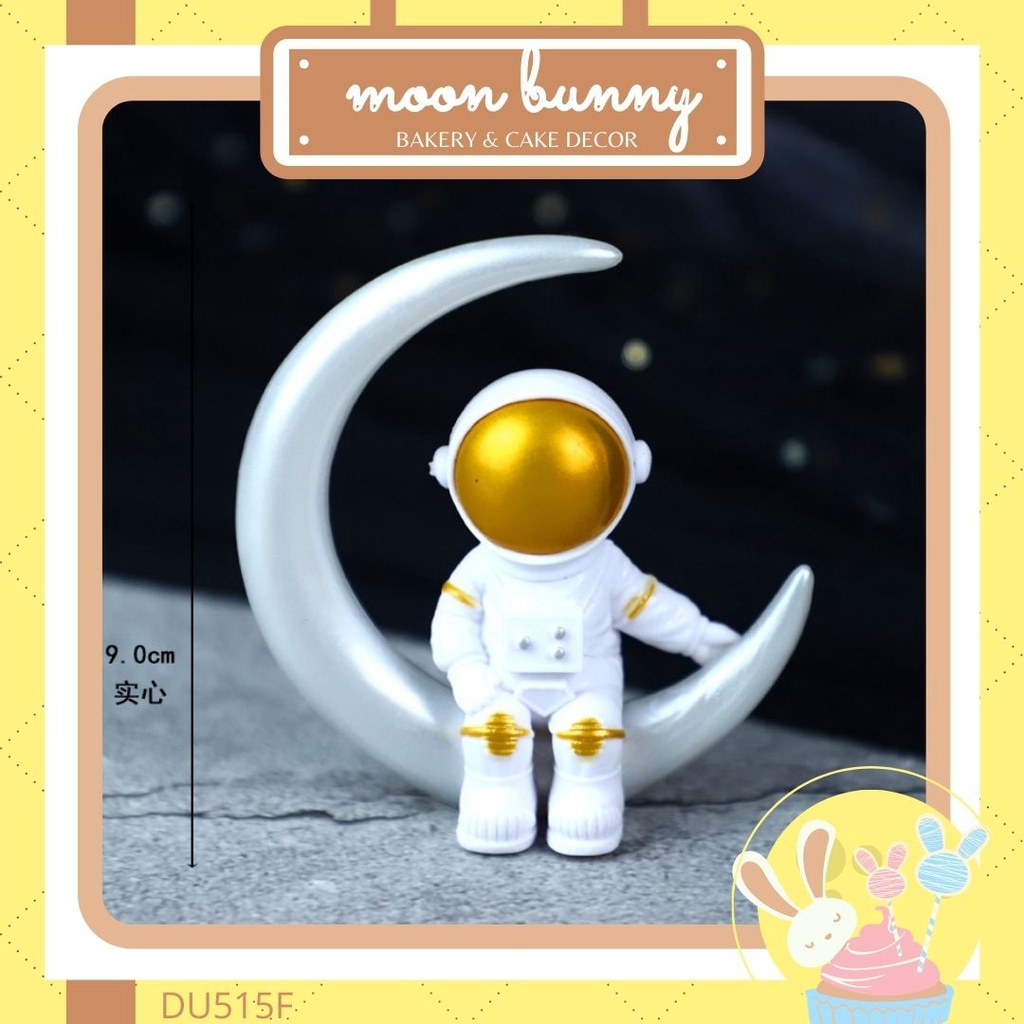 Astronaut Cake Topper Combo Set Planet Spaceman Rocket Moon Decoration ...