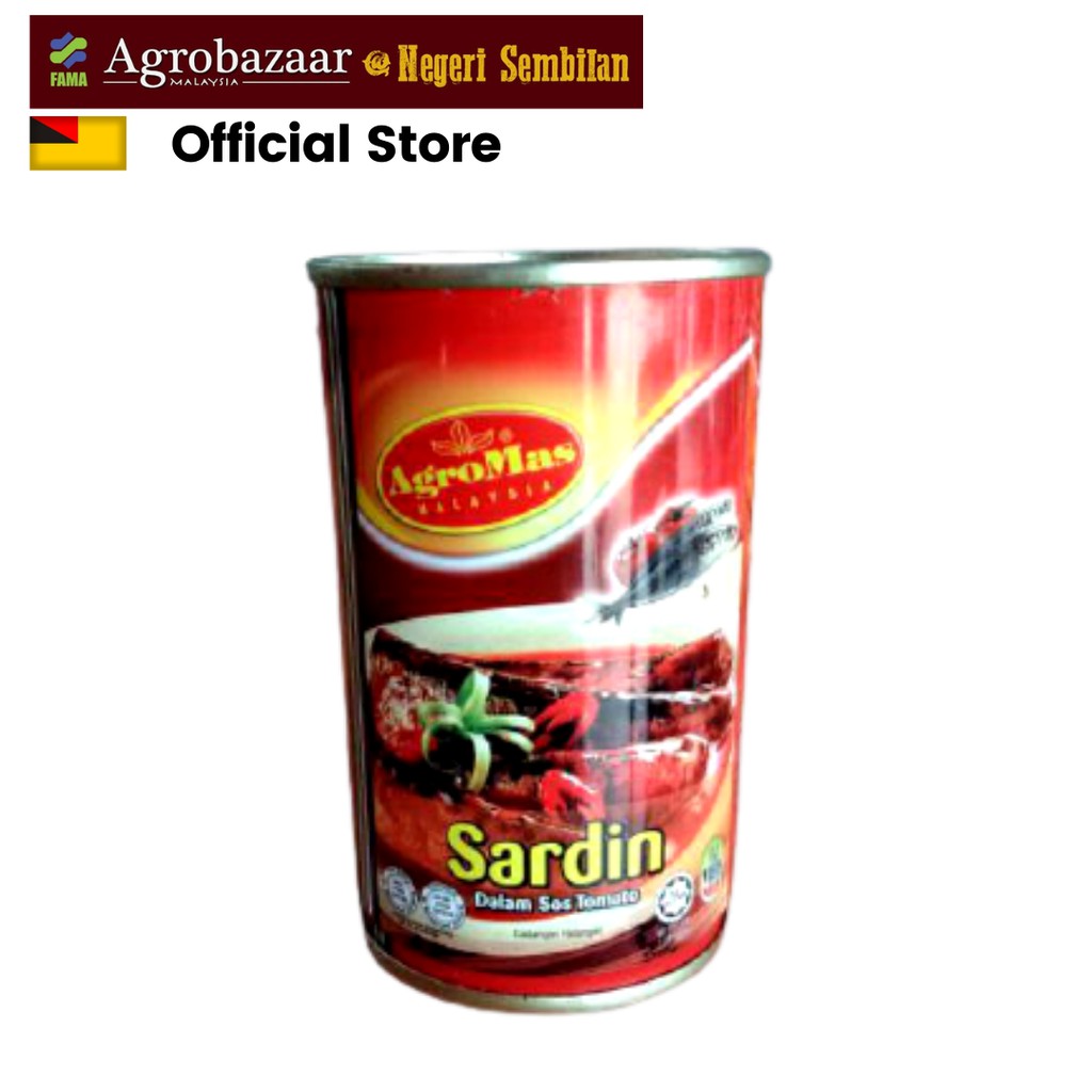 Agromas Sardin 155 g Agrobazaar Negeri Sembilan | Shopee Malaysia