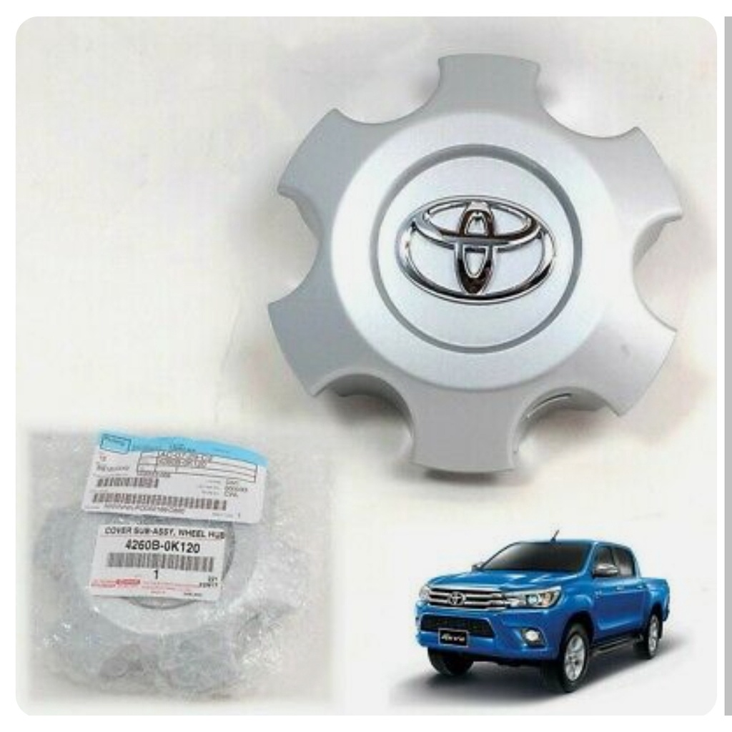 100% ORIGINAL TOYOTA HILUX REVO HUB CAP TYRE 4260B-0K120 FRONT AND REAR ...