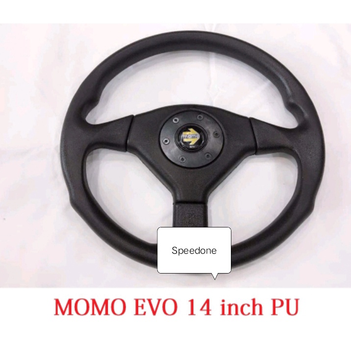 🎈Ready stock🎈MOMO Evo 3 14 inch pu sport racing steering wheel car ...
