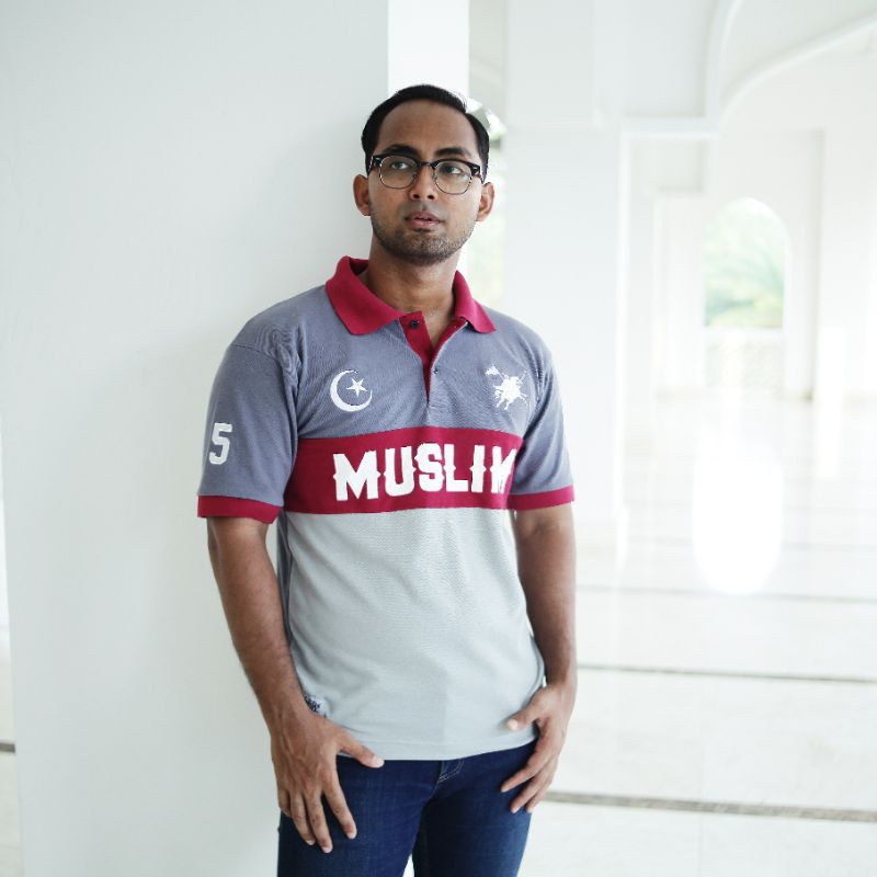 (STOCK CLEARANCE) Baju T-shirt Polo Muslim Collar Tee | Shopee Malaysia