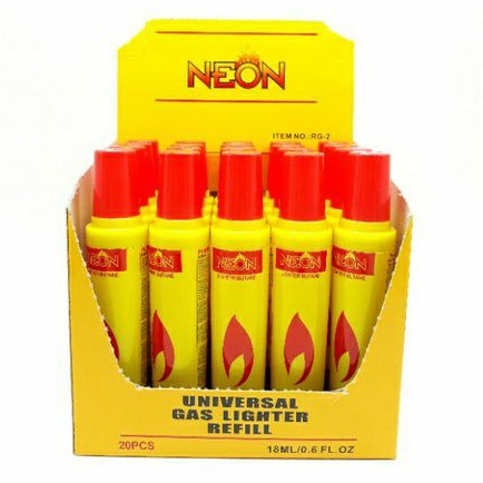 Neon Universal Gas Lighter Refill 18ml (1 Box have 20 pcs) | Shopee ...