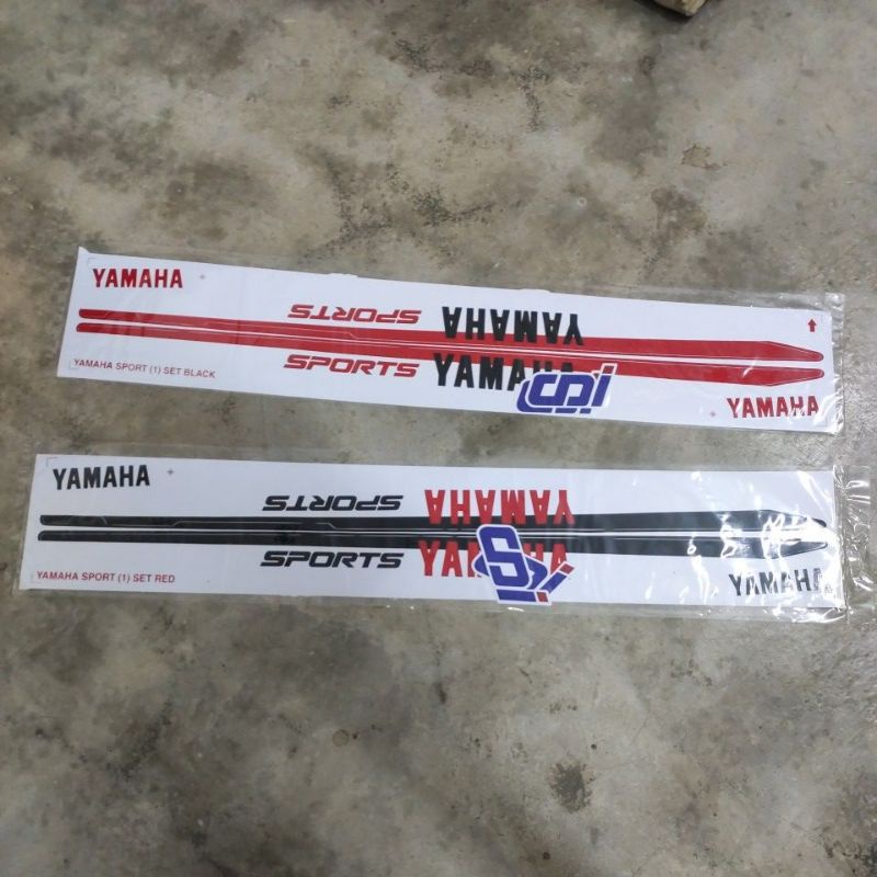 Stiker sticker body stripe cover set (1) yamaha y100 y 100 yamaha sport sports | Shopee Malaysia