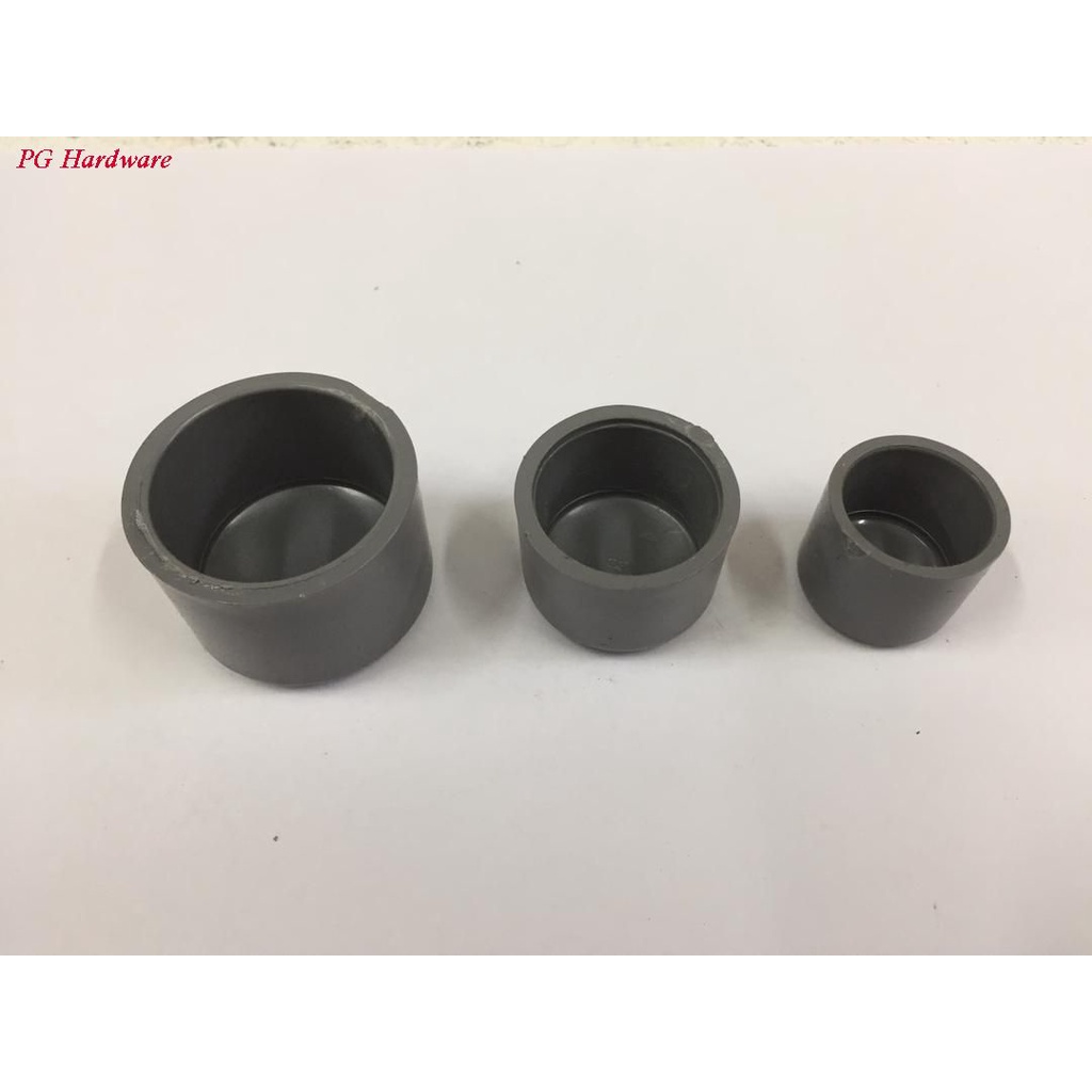 BBB PVC Pipe End Cap (Grey) | Shopee Malaysia