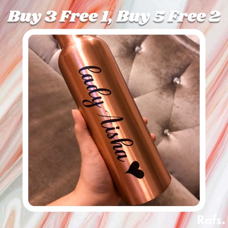 Custom Sticker Nama Phone, Botol, Seat, Cawan (3cm ~ 30cm) | HIGH ...