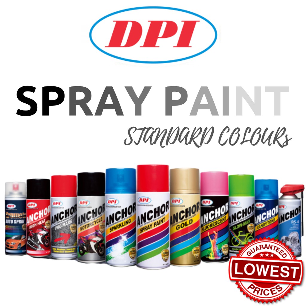 ANCHOR DPI SPRAY PAINT (WE HAVE THE MOST VARIETY OF COLORS) - STANDARD ...