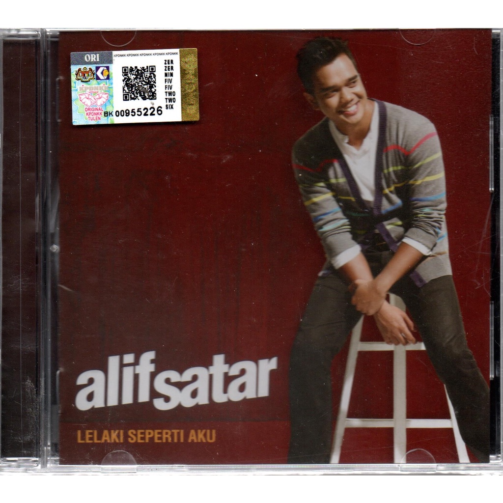 Album CD Alif Satar : Lelaki Seperti Aku (10 Lagu-Lagu) | Shopee Malaysia