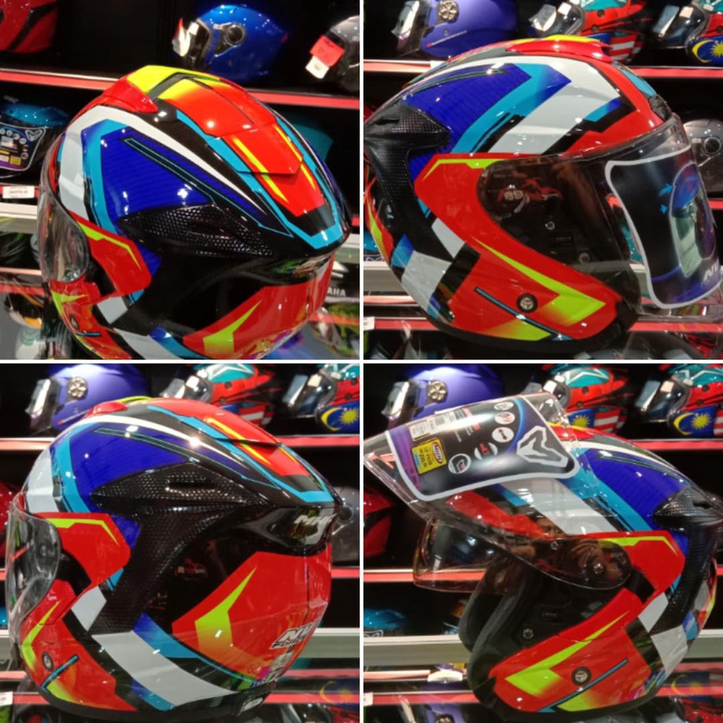 Helmet MHR DIABLO P939 NV Force Open Face (BRINK DESIGN) | Shopee Malaysia
