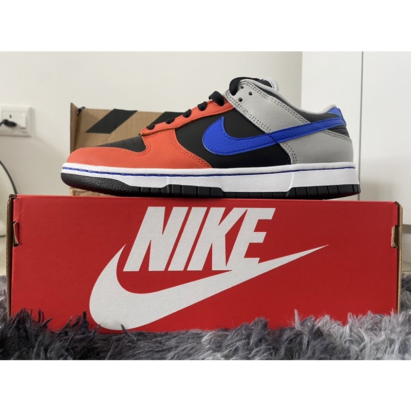 NIKE DUNK LOW RETRO EMB (KNICKS) | Shopee Malaysia