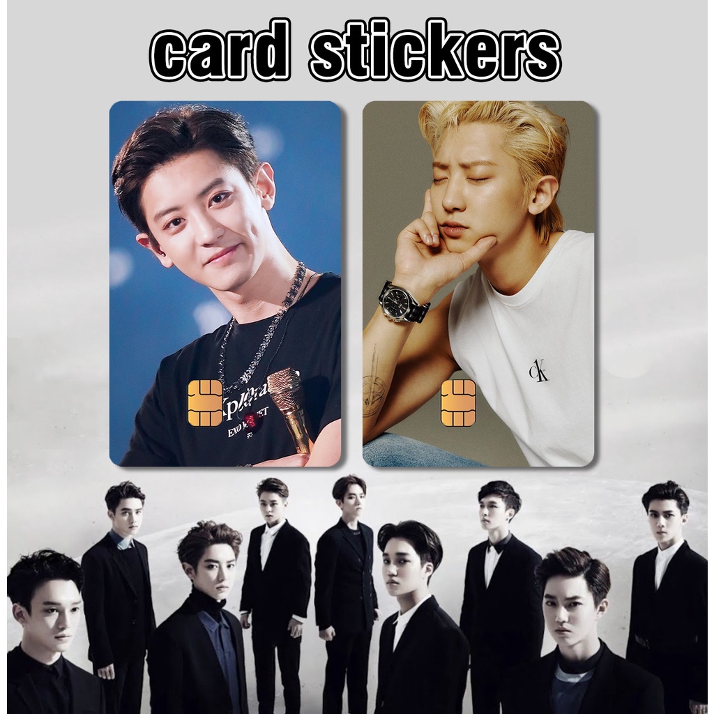 EXO CHANYEOL CARD STICKER - EXO CHANYEOL KAD STICKER - KPOP STICKER ...
