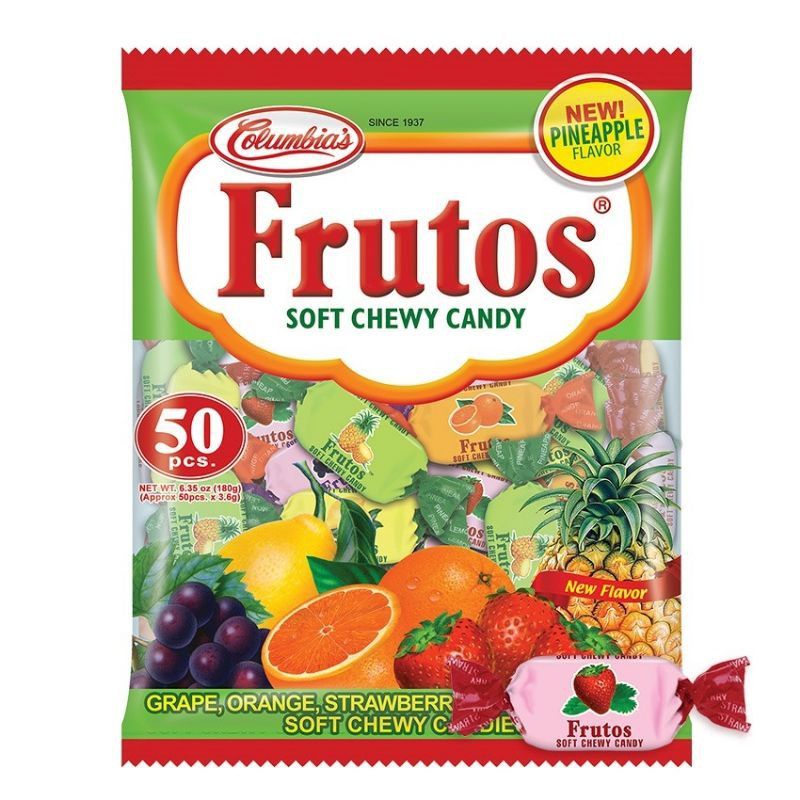 Columbia's Frutos soft chewy candy 50/pack | Shopee Malaysia