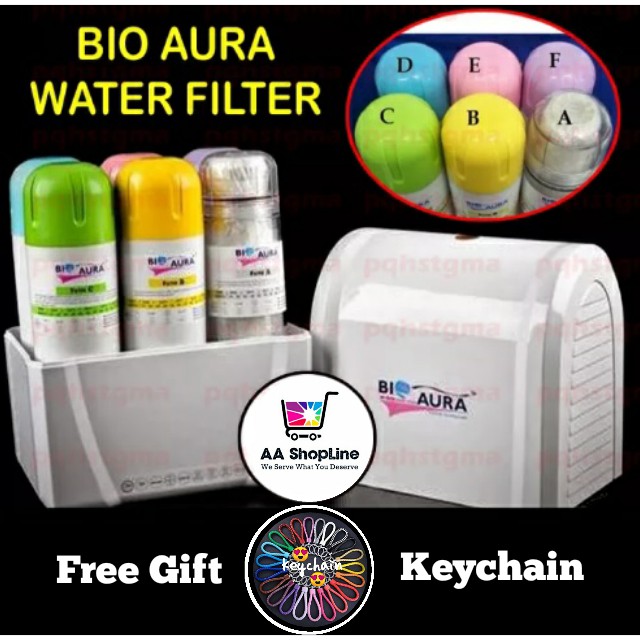 WATER FILTER - Bio Aura Water Purification System Filter A,B,C,D,E,F ...
