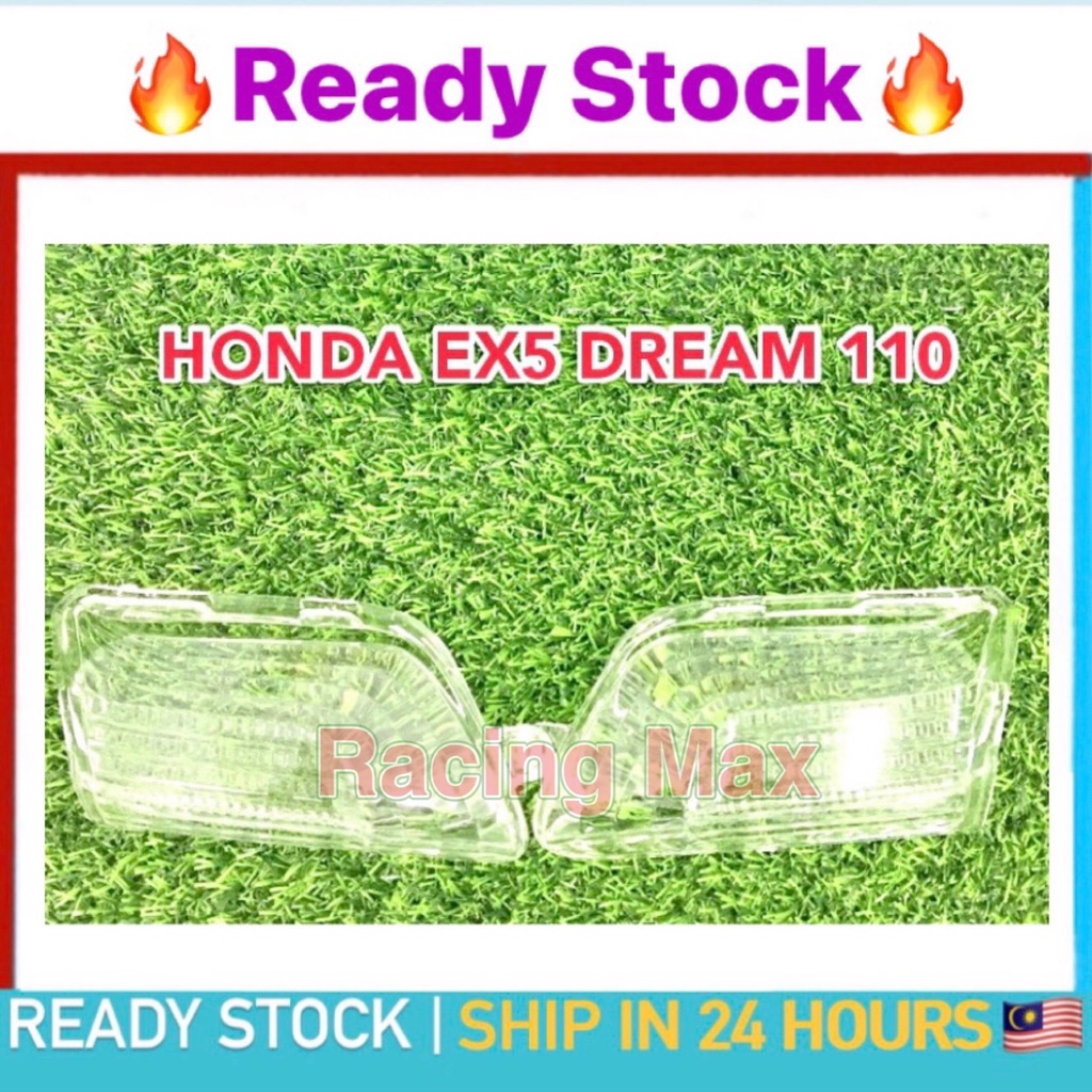 Honda EX5 DREAM 110 / EX5 110 FI Front Signal Cover Lens LEN COVER ...