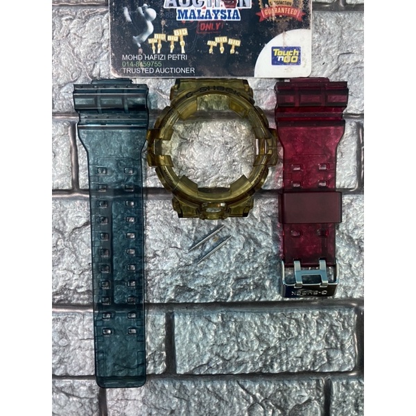 BNB CUSTOM GA700 JELLY RASTA + BUCKLE JAPAN + 2 PCS SPRING BAR FOR ...