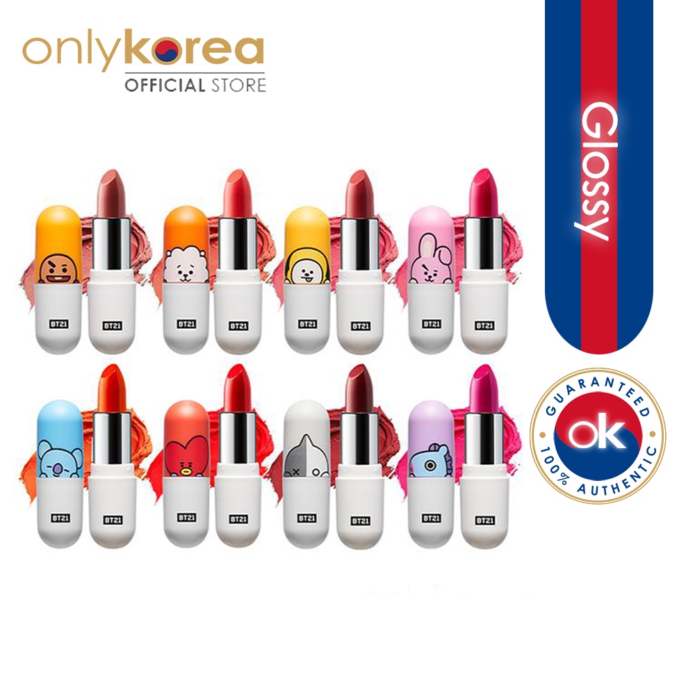 VT BT21 Lippie Stick - 8 Types [ Glossy | Moisture | Long -Lasting ...