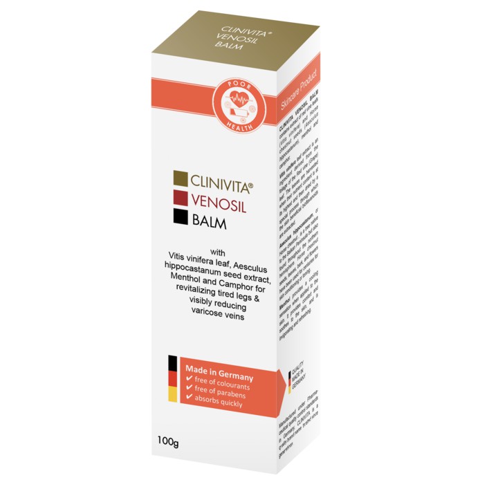 Clinivita Venosil Balm 100g (exp date: 8/2020, for varicose vein, tired ...