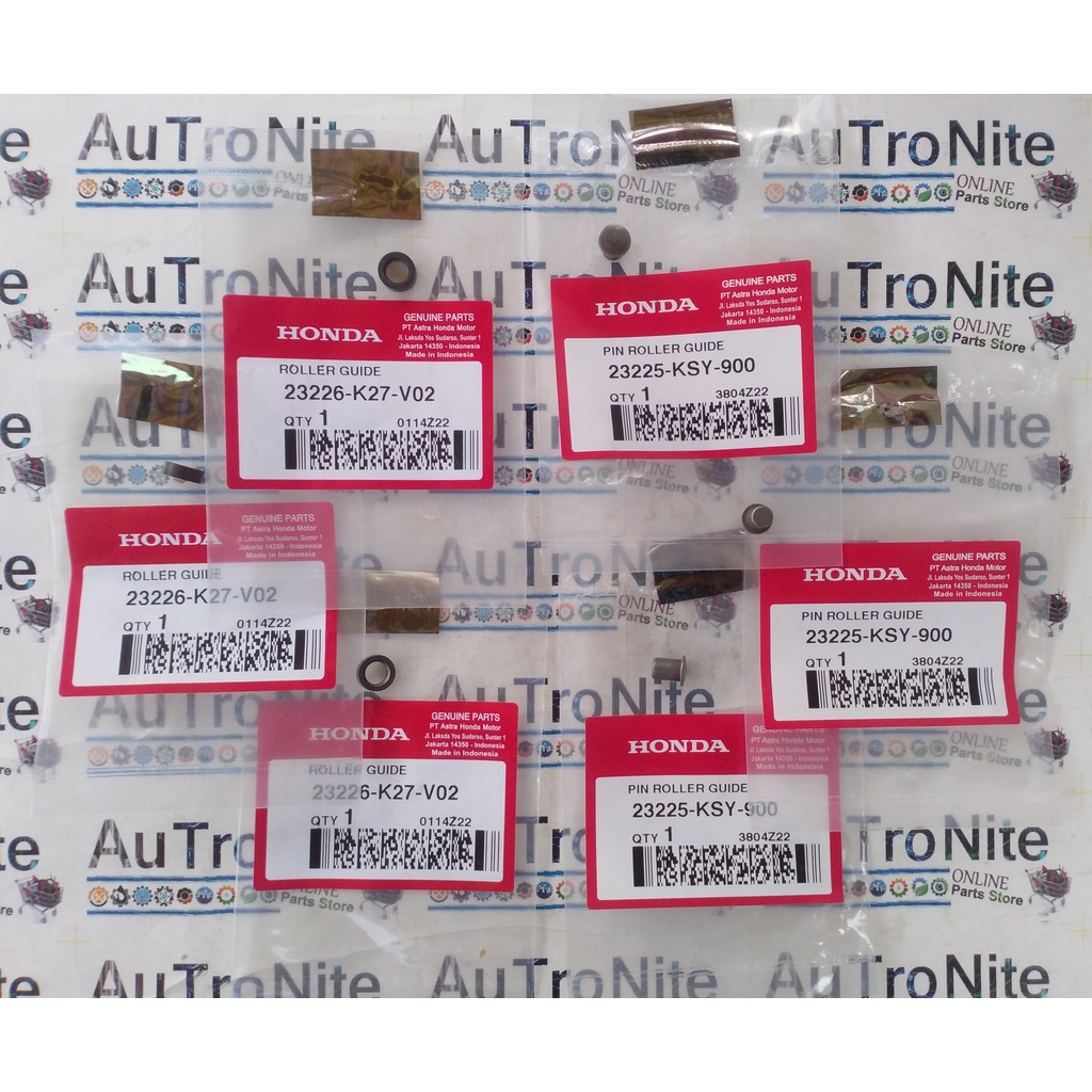 Roller Guide Pin Package 23225-KSY-900 23226-K27-V02 Original Honda ...