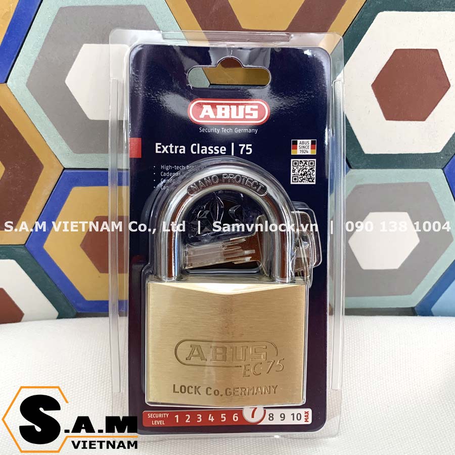 Abus 75/60 Series Brass Hanging Lock 60mm Width, Computer Key | Shopee ...