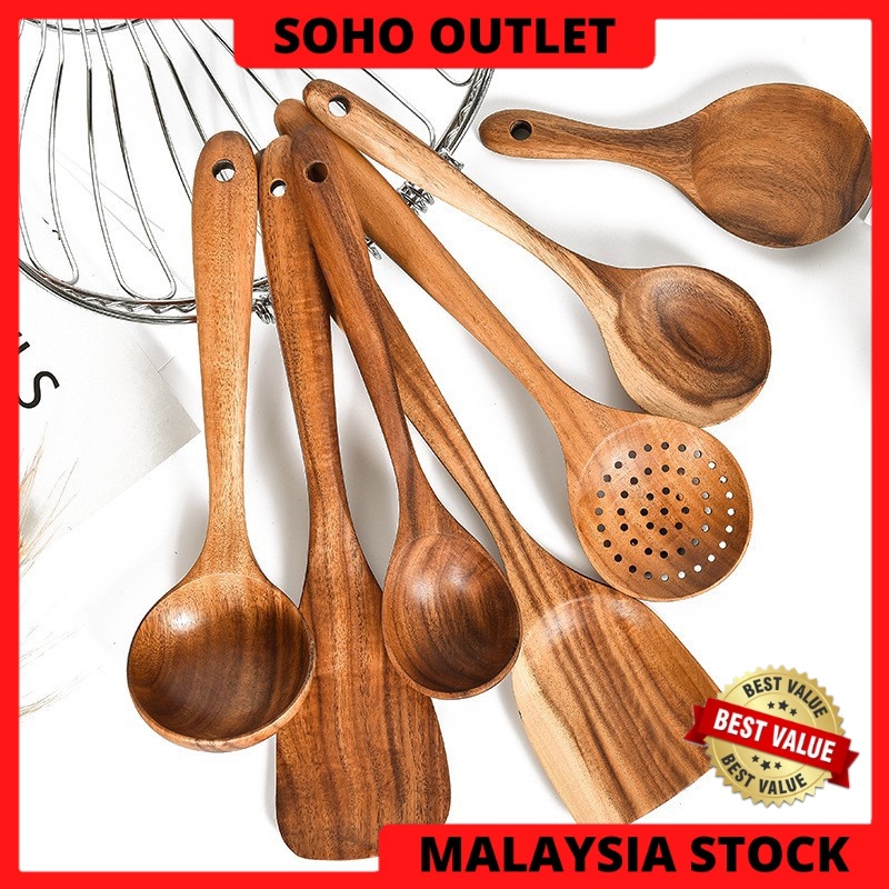 Senduk Kayu Sudip Premium Wajib Ada Setiap Rumah Solid Teak Wood ...