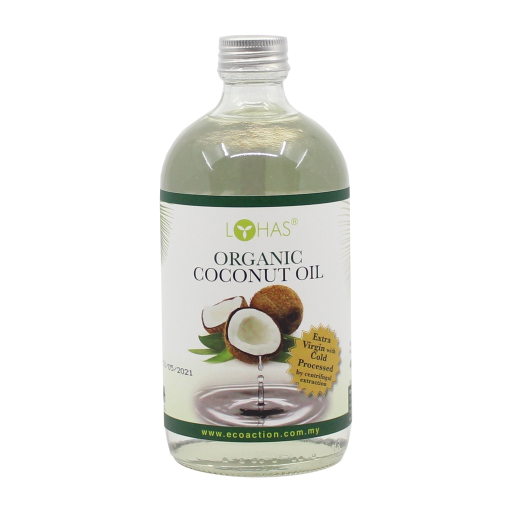 Lohas Organic Extra Virgin Coconut Oil 480ml | Shopee Malaysia