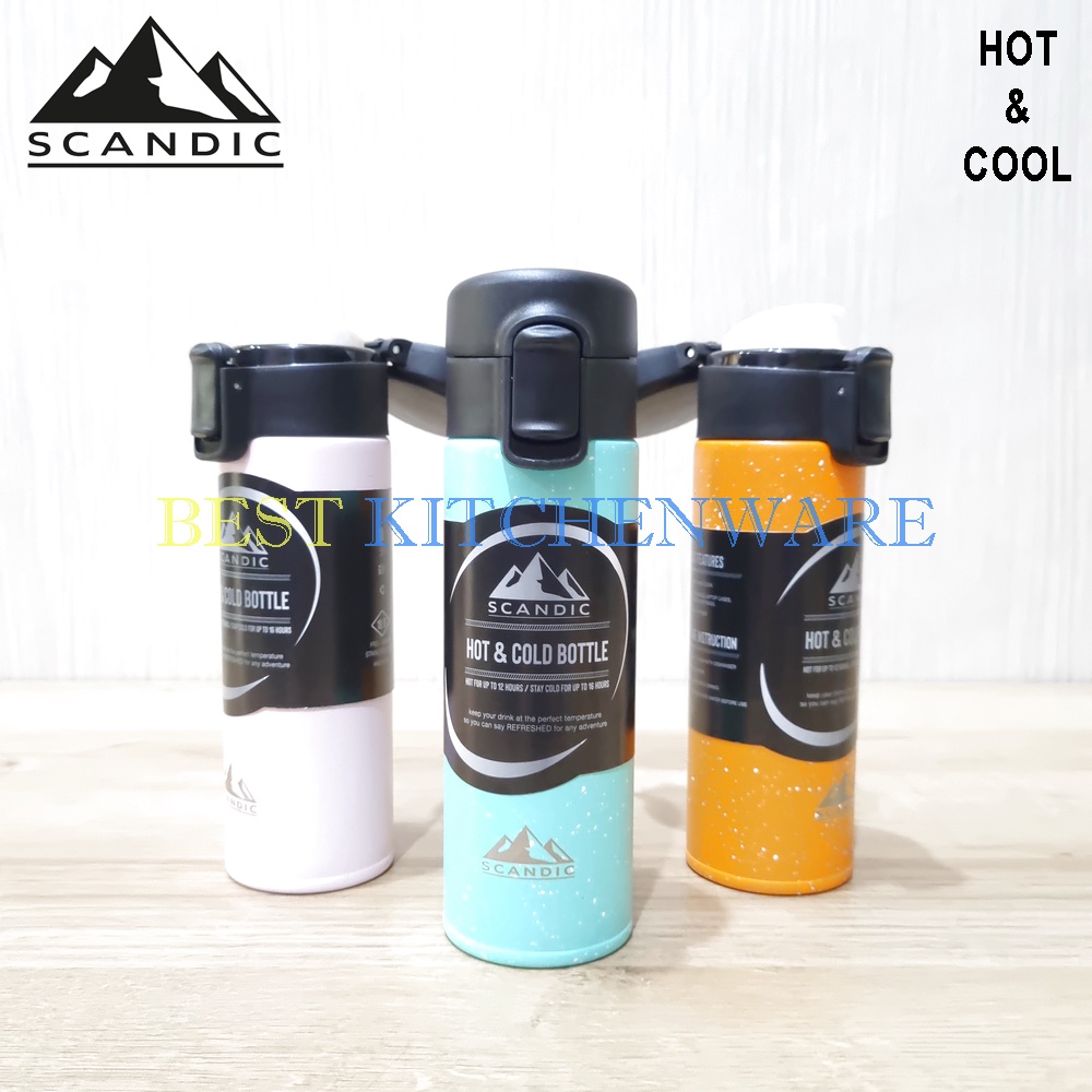 Scandic Hot & Cool Thermos 300ml/304ml Stainless Bottle Hot & Cold ...