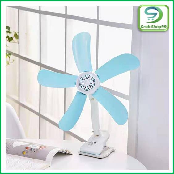 Blade Silent Wall Mounted Bed Electric Mini Clip Fan Adjustable Kipas ...