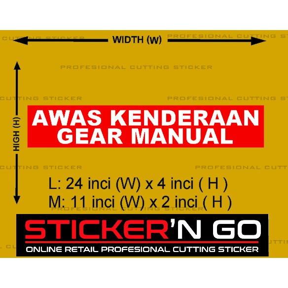 STICKER CUTTING CUSTOM LORI LORRY AWAS KENDERAAN MANUAL DESIGN | Shopee ...