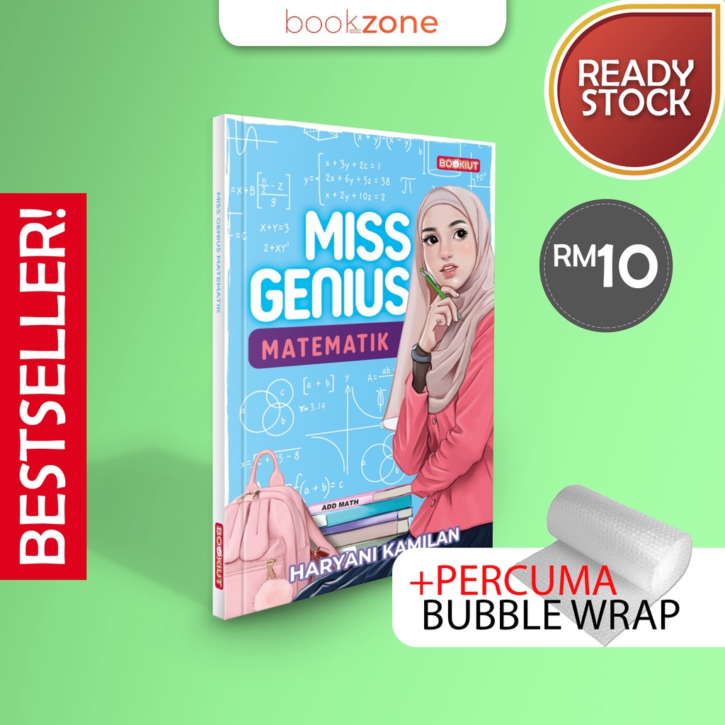 [ 100% Original Bookiut ] Miss Genius Matematik Siri Buku Novel Melayu ...