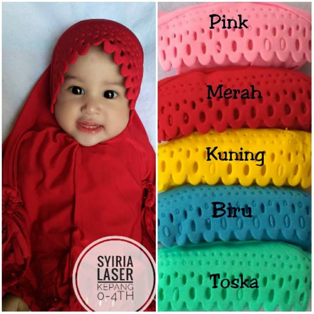 Ayuchanstore/ Cute Baby Hijab LASER Side Braid | Shopee Malaysia