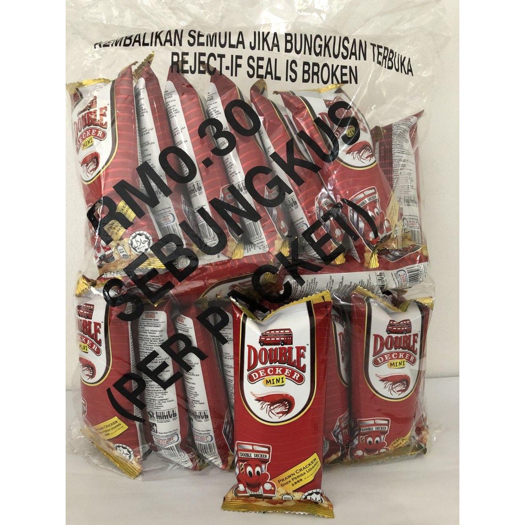 DOUBLE DECKER MINI 15g X 30 pkt | Shopee Malaysia