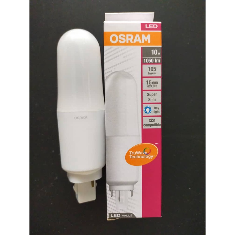 Osram LED VALUE STICK 10 W/6500K G24d GEN3 Replace Standard PLC Dulux-D ...