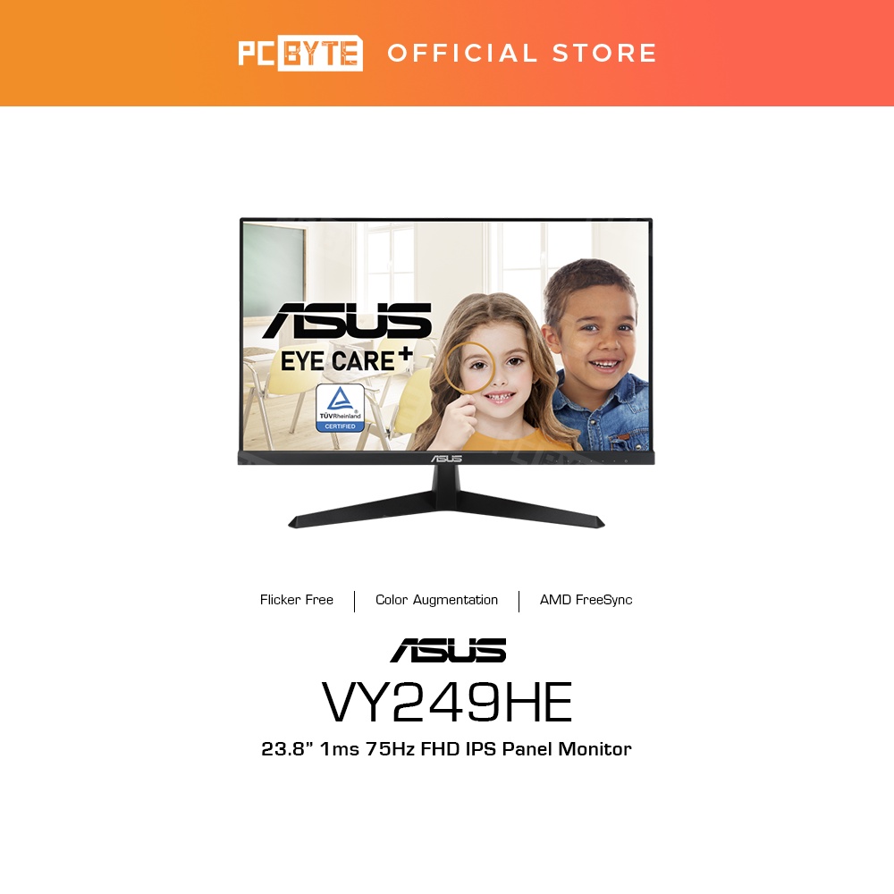 ASUS VY249HE 23.8" FHD 75Hz 1ms IPS Monitor | Shopee Malaysia