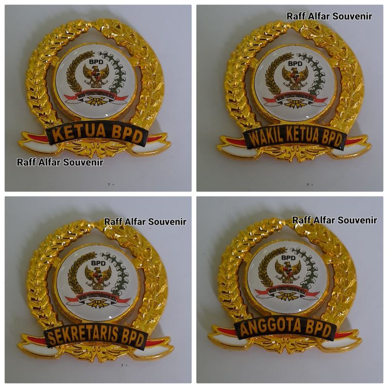 New LOGO BPD PIN COMPLETE WITH MAGNET RICE COTTON MODEL RANGE | Shopee ...