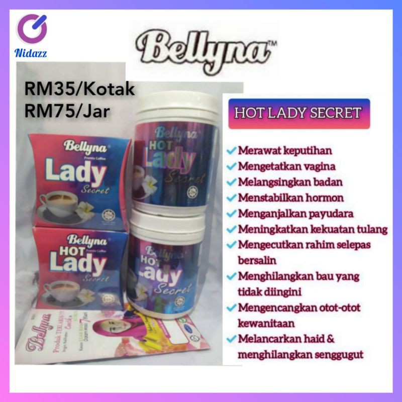 💥 Nidazz Bellyna Hot Lady Secret Coffee 💥 | Shopee Malaysia