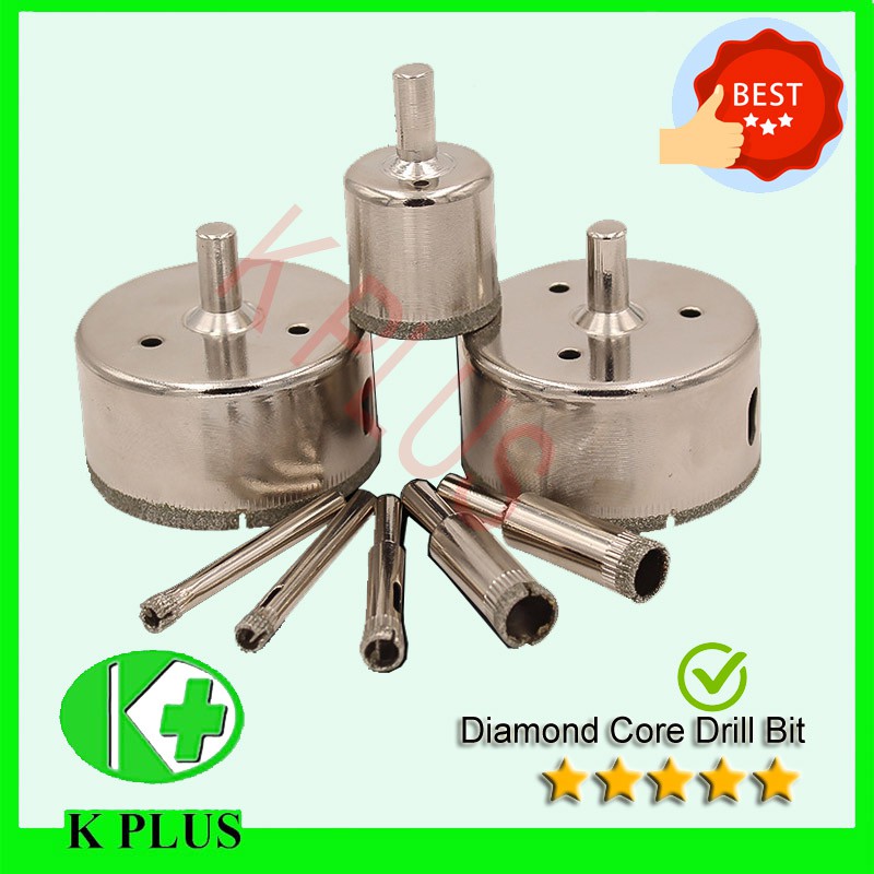 Diamond Drill Bit 6mm To 40mm Mata Tebuk Jubin Glass Diamond Ceramic Drill Tile Drill Mosaic