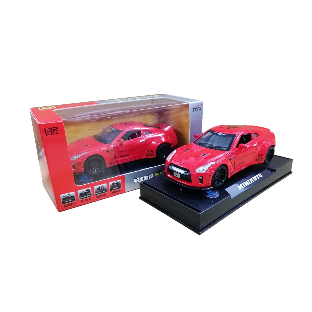 JTS MINIAUTO Nissan GT-R 3223A GTR Alloy Car Model Diecast Vehicle ...