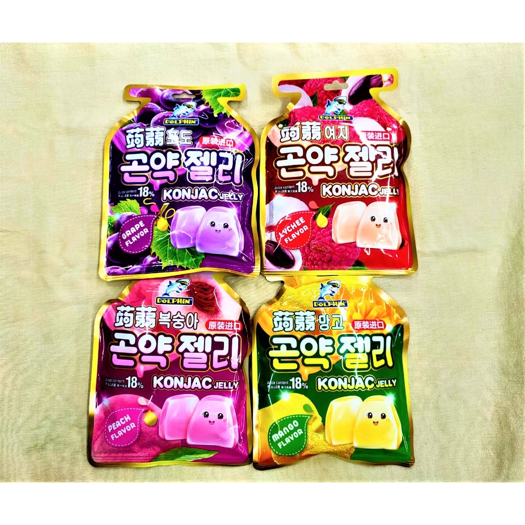 Captain Dolphin Konjac jelly 20Gm x 15pcs [ HALAL ] | Shopee Malaysia