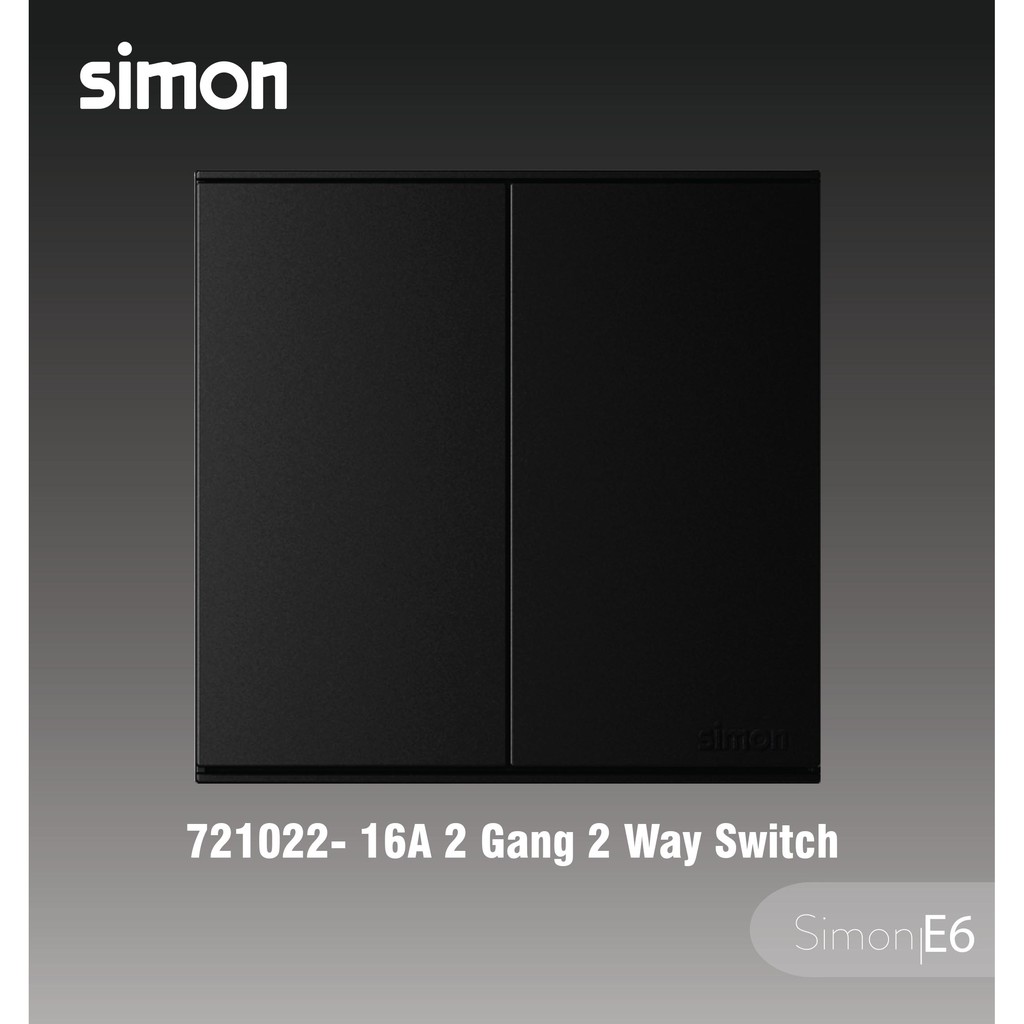 Simon E6 Series Switch / Switches & Socket Outlet (BLACK) | Shopee Malaysia