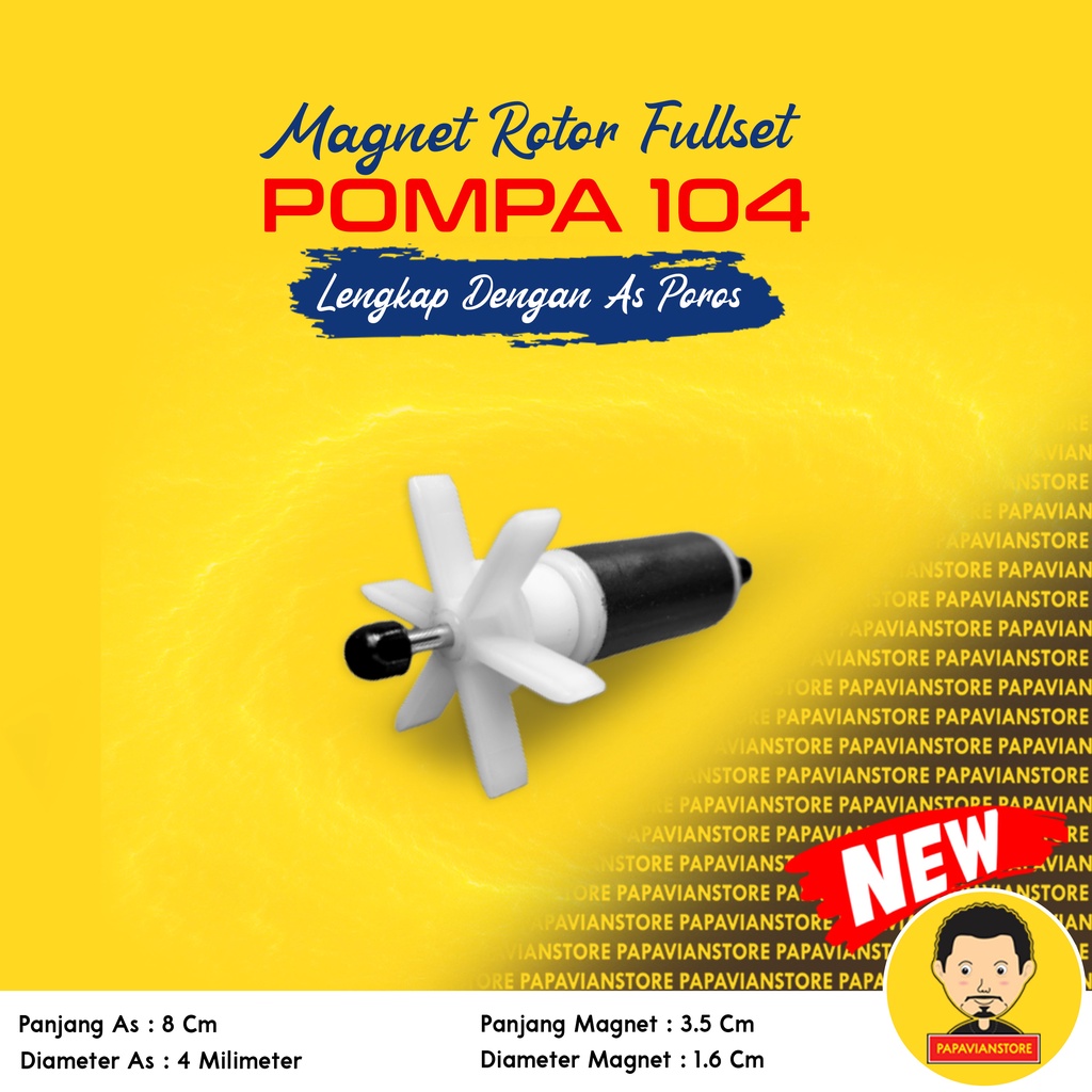 Magnetic Fan Rotor Fullset Axle Stainless Steel Shaft Pump Shaft 4mm ...