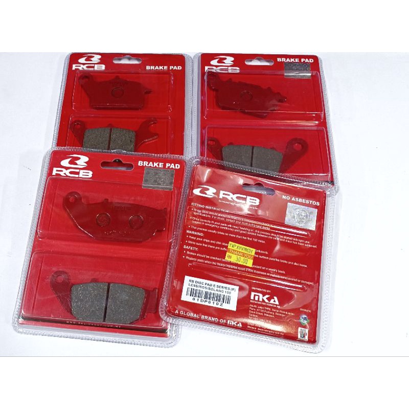 Racing Boy Brake Pad 100% ORIGINAL Yamaha Honda | Shopee Malaysia