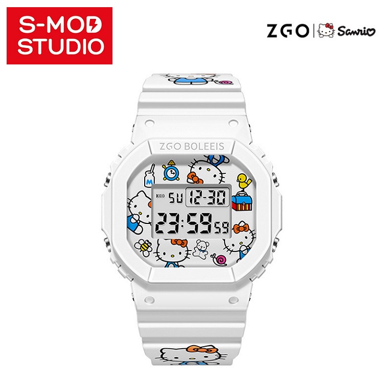 Hello Kitty Jam Budak Girl Kid Digital Watch Square | Shopee Malaysia