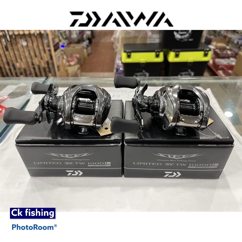Daiwa Steez Limited SV TW 1000L - 1000HL ( NEW 2021 ) Left Hand Fishing Bait Casting Reel / Made ...