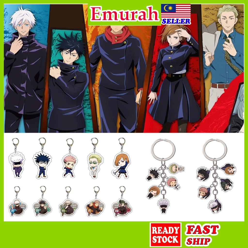 Jujutsu Kaisen Acrylic Keychain Keyring anime manga Gojo | Shopee Malaysia