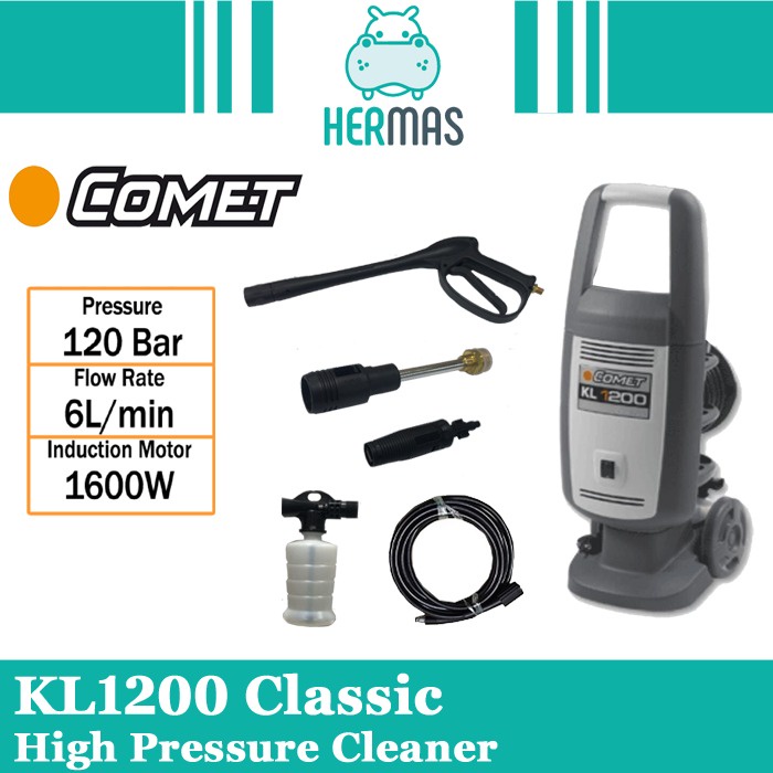 COMET KL1200 CLASSIC HIGH PRESSURE CLEANER | Shopee Malaysia